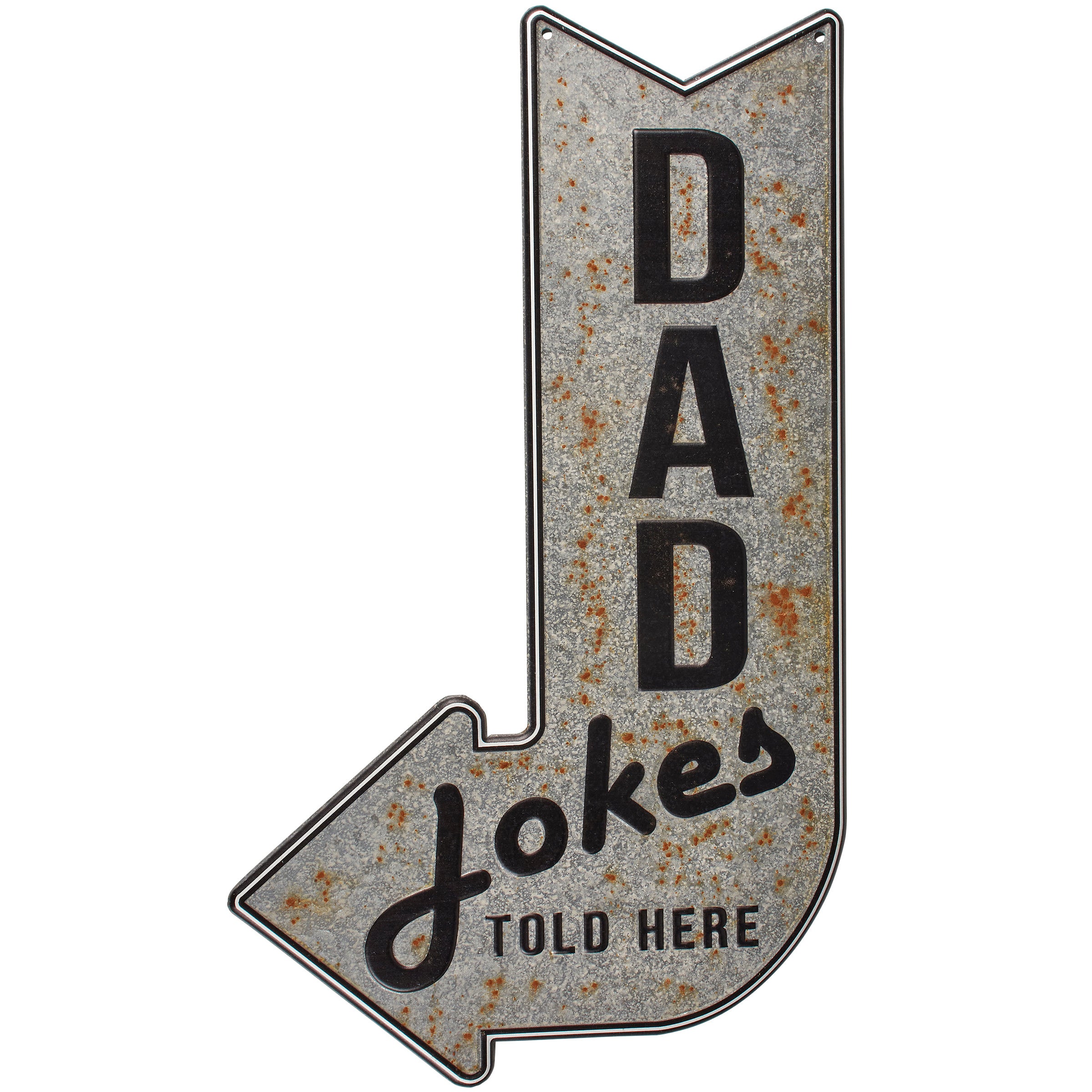Dad Jokes Told Here Metal Sign | Presentations by Patti